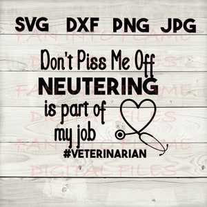 Neutering SVG, DXF, Png, Jpg, Digital Download, Silhouette, Cricut ...