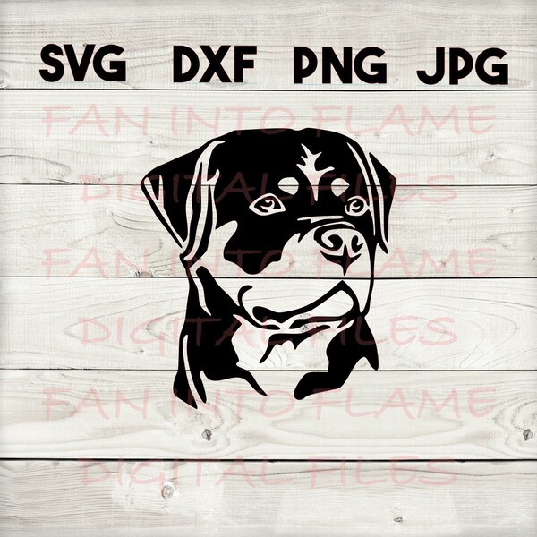 Rottweiler Svg - Etsy
