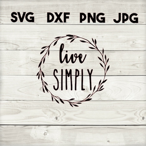 Live Simply Art - Etsy