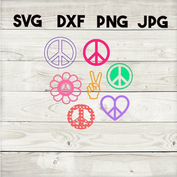 Peace Svg - Etsy