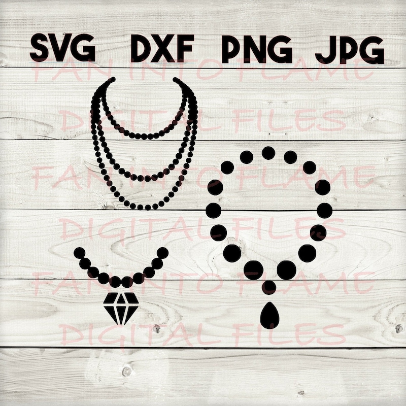Necklace Svg - Etsy