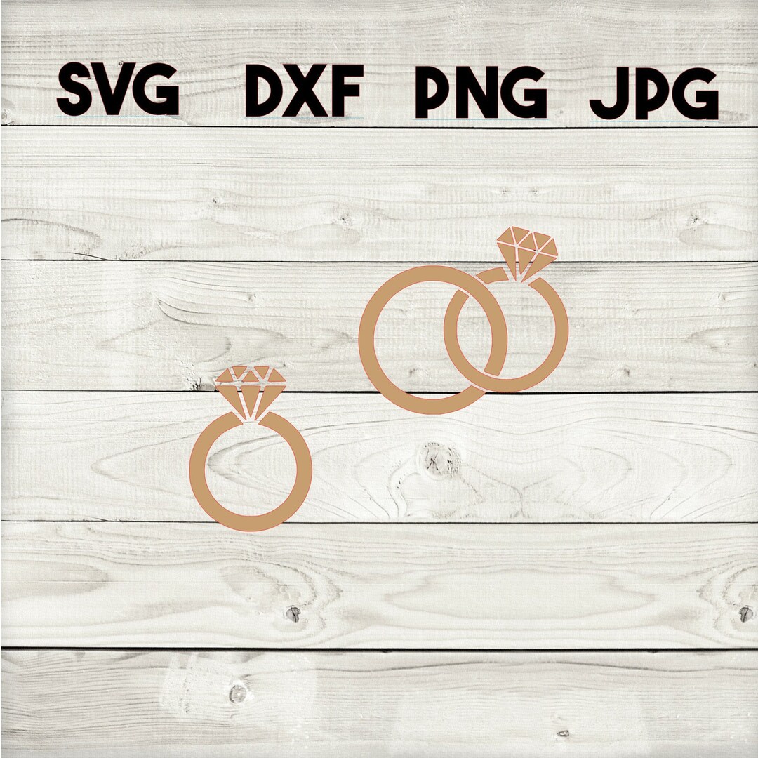 Rings SVG, DXF, Png, Jpg, Digital Download, Silhouette, Cricut - Etsy