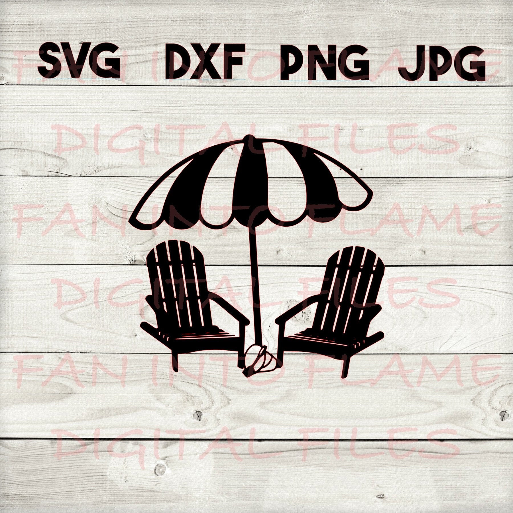 Strandkörbe SVG DXF Png jpg digitaler Download | Etsy