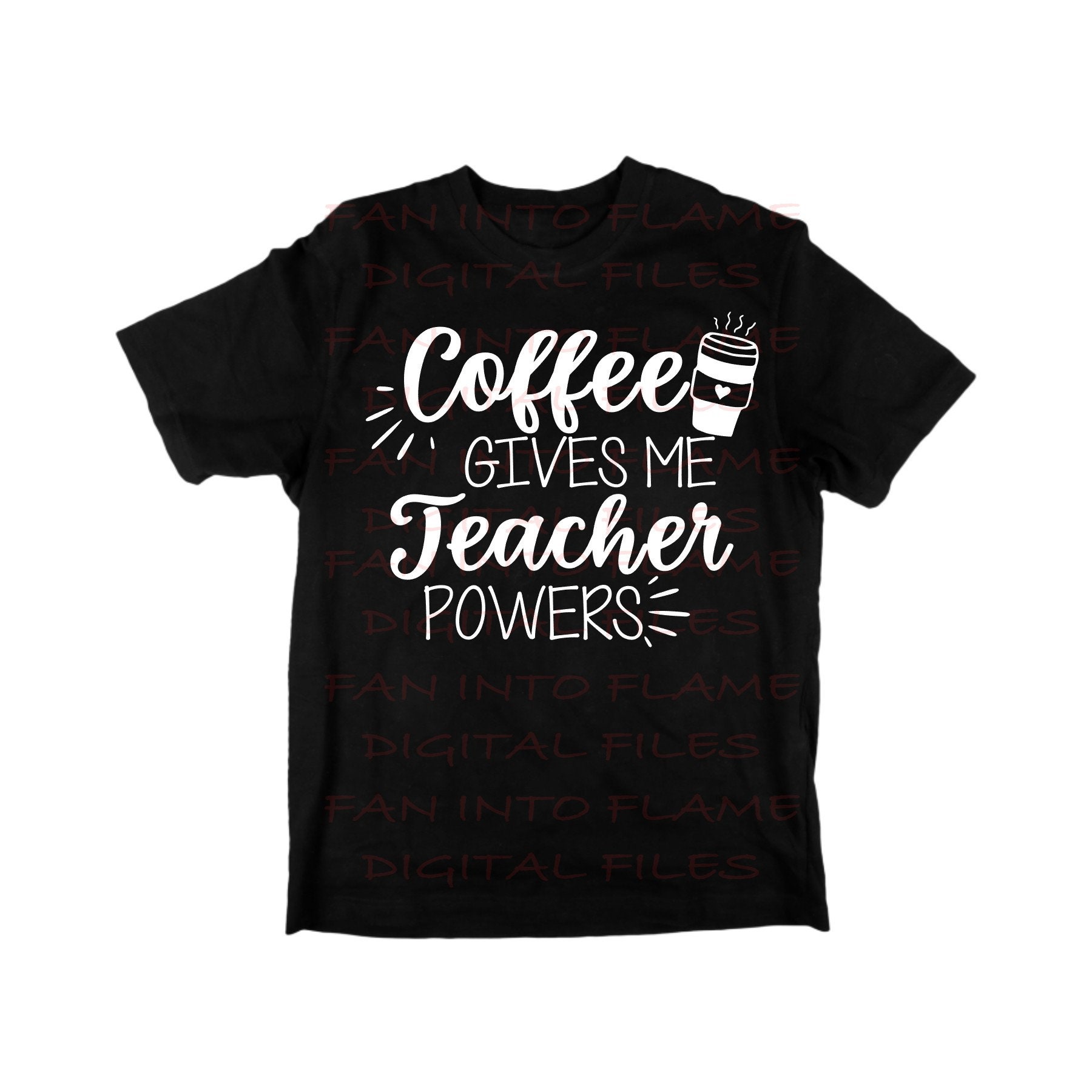 Teacher Power SVG, DXF, Png, Jpg, Digital Download, Silhouette, Cricut ...