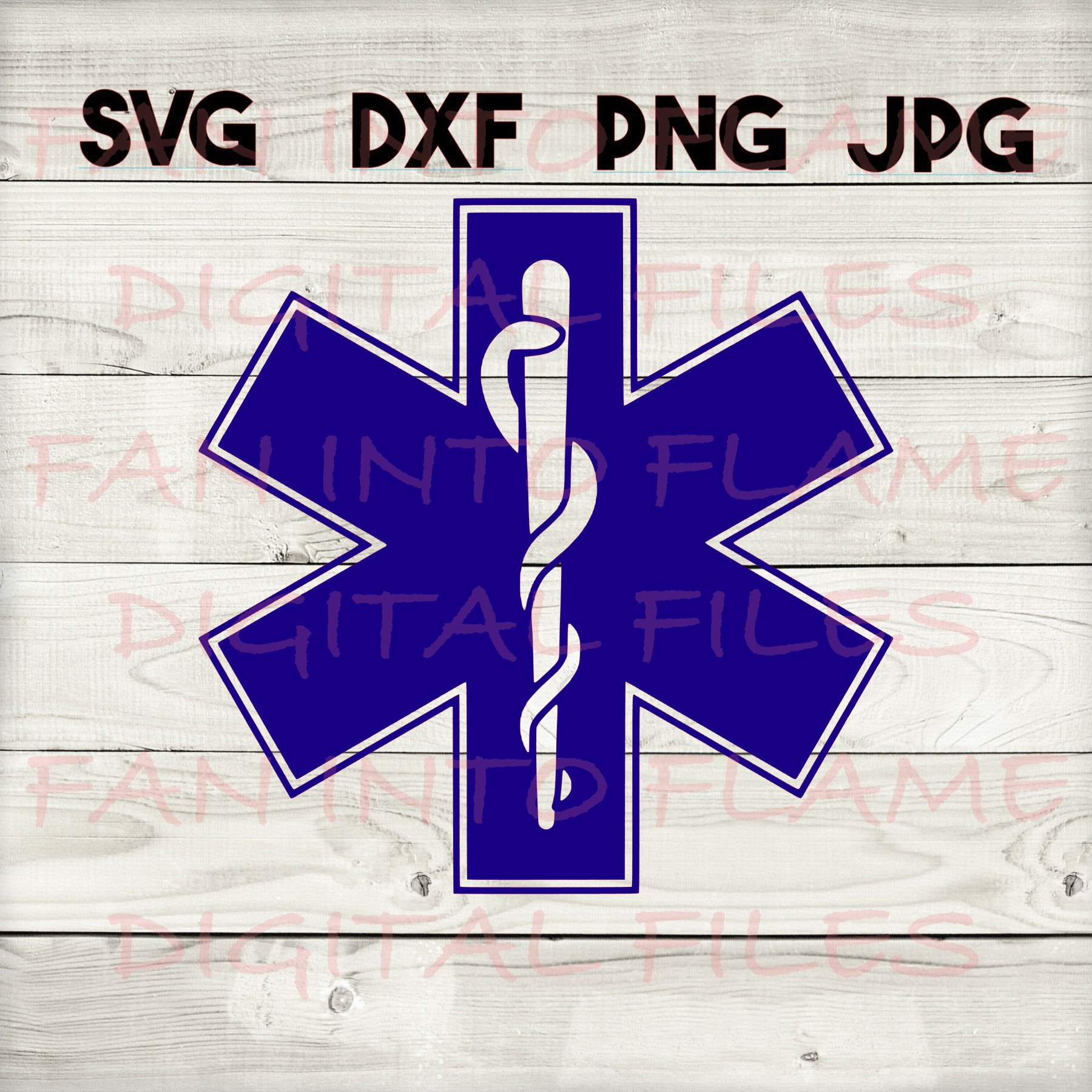Ems Paramedic SVG DXF Png Jpg Digital Download - Etsy