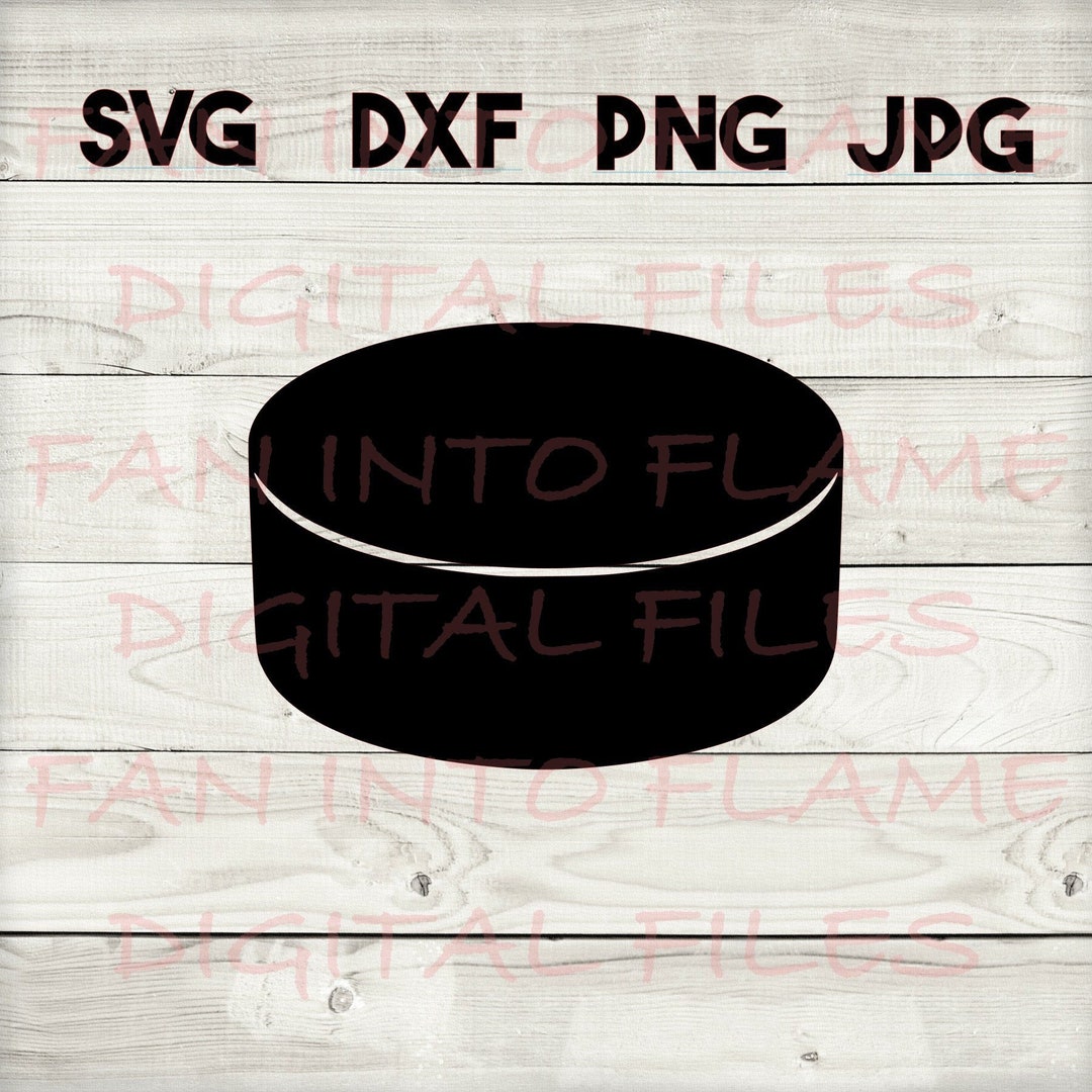Hockey Puck SVG, DXF, Png, Jpg, Digital Download, Silhouette, Cricut ...