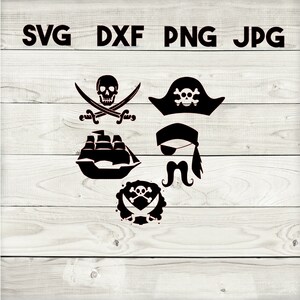 Pirate SVG, DXF, Png, Jpg, Digital Download, Silhouette, Cricut - Etsy
