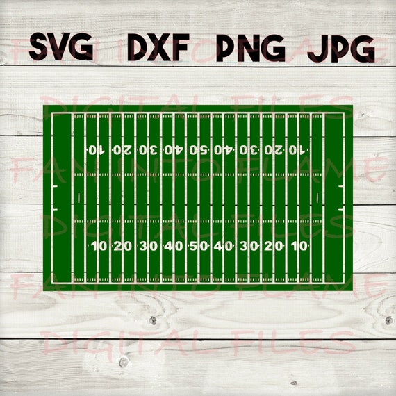 Football Yard Line SVG DXF Png Jpg Digital Download - Etsy