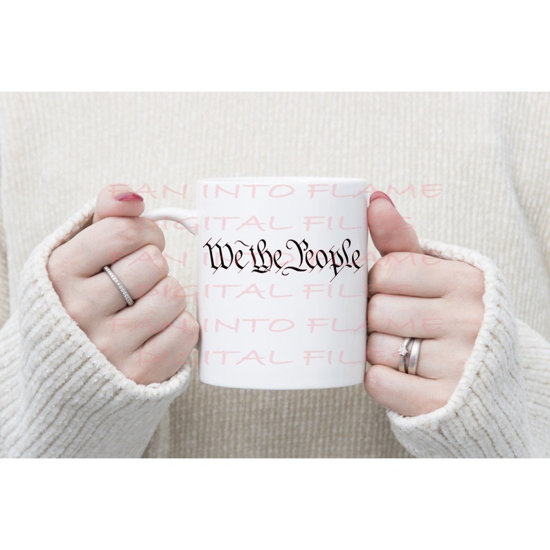 We the people DXF png jpg digital download silhouette | Etsy