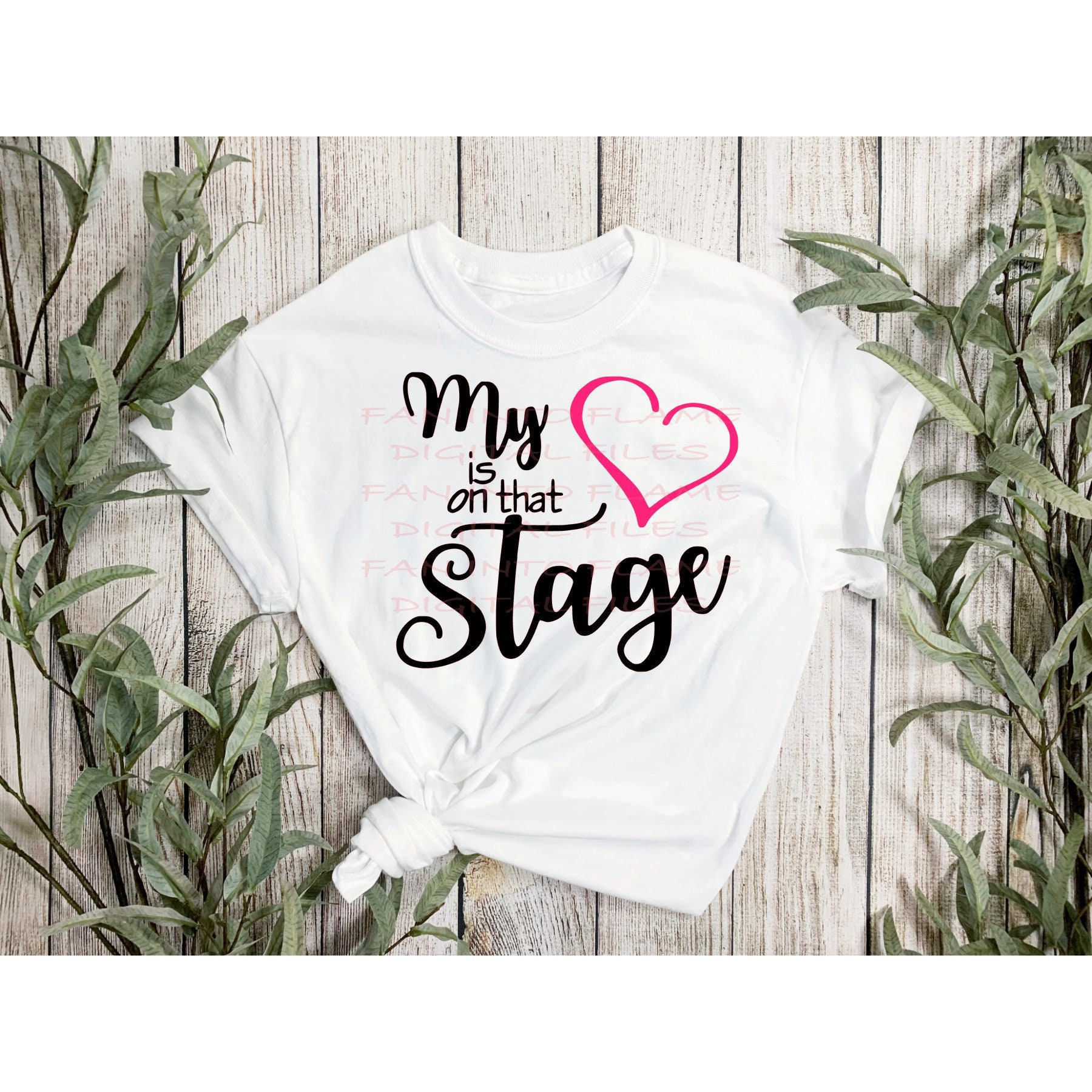 My Heart Stage SVG, DXF, Png, Jpg, Digital Download, Silhouette, Cricut ...