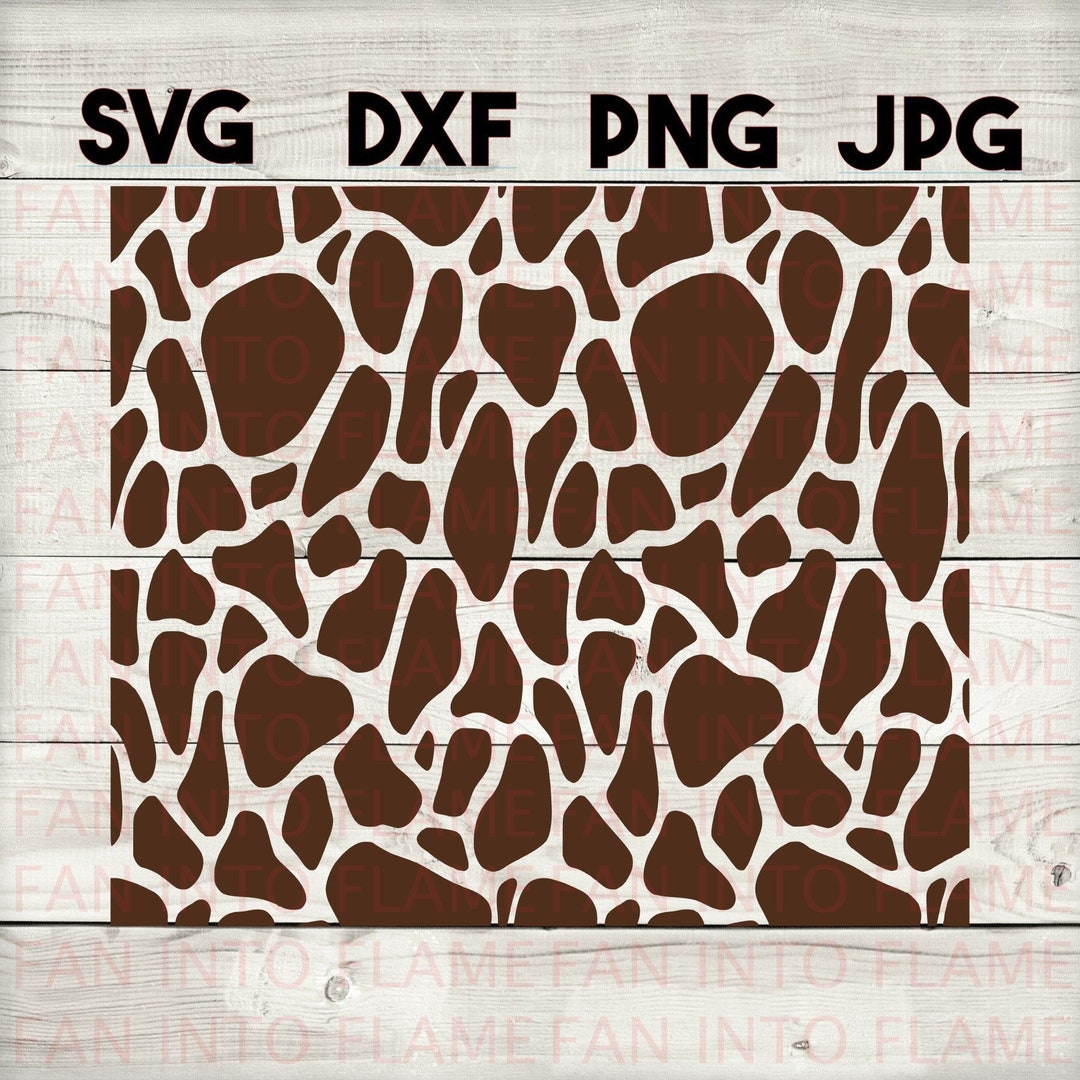 Jirafa SVG, DXF, png, jpg, descarga digital, silueta, cricut, glowforge ...