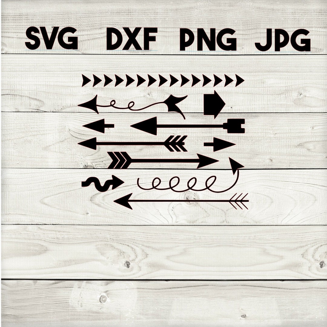 Arrow Group SVG, DXF, Png, Jpg, Digital Download, Silhouette, Cricut - Etsy