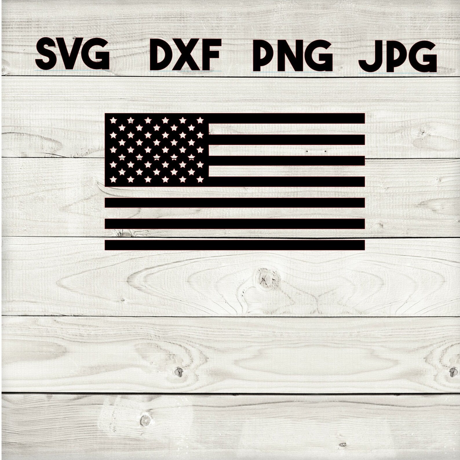 American Flag SVG DXF Png Jpg Digital Download - Etsy