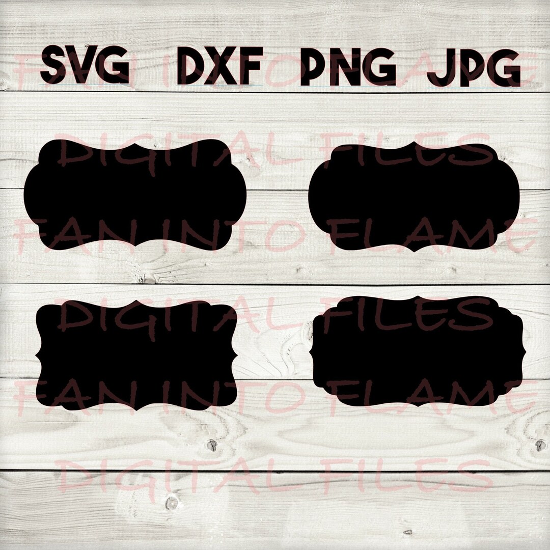 Labels SVG, DXF, Png, Jpg, Digital Download, Silhouette, Cricut ...