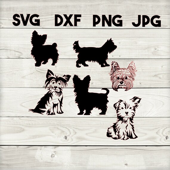 Yorkie Bundle SVG DXF Png Jpg Digital Download - Etsy