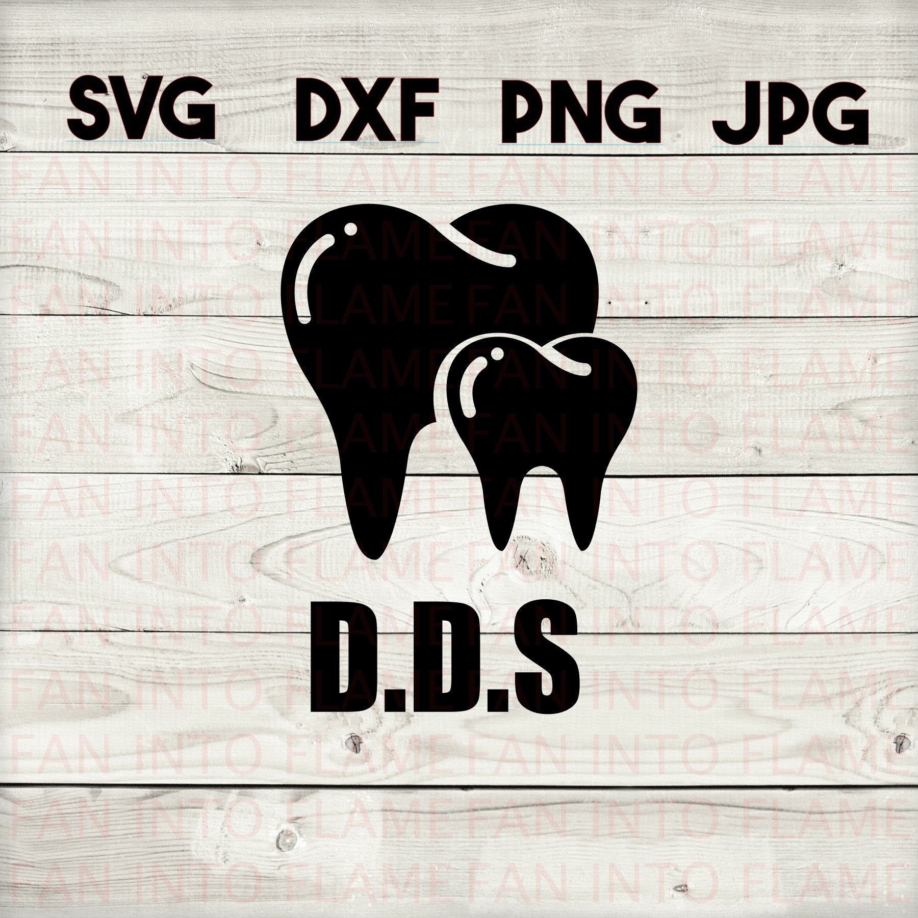 Dentist Dds SVG DXF Png Jpg Digital Download Silhouette - Etsy