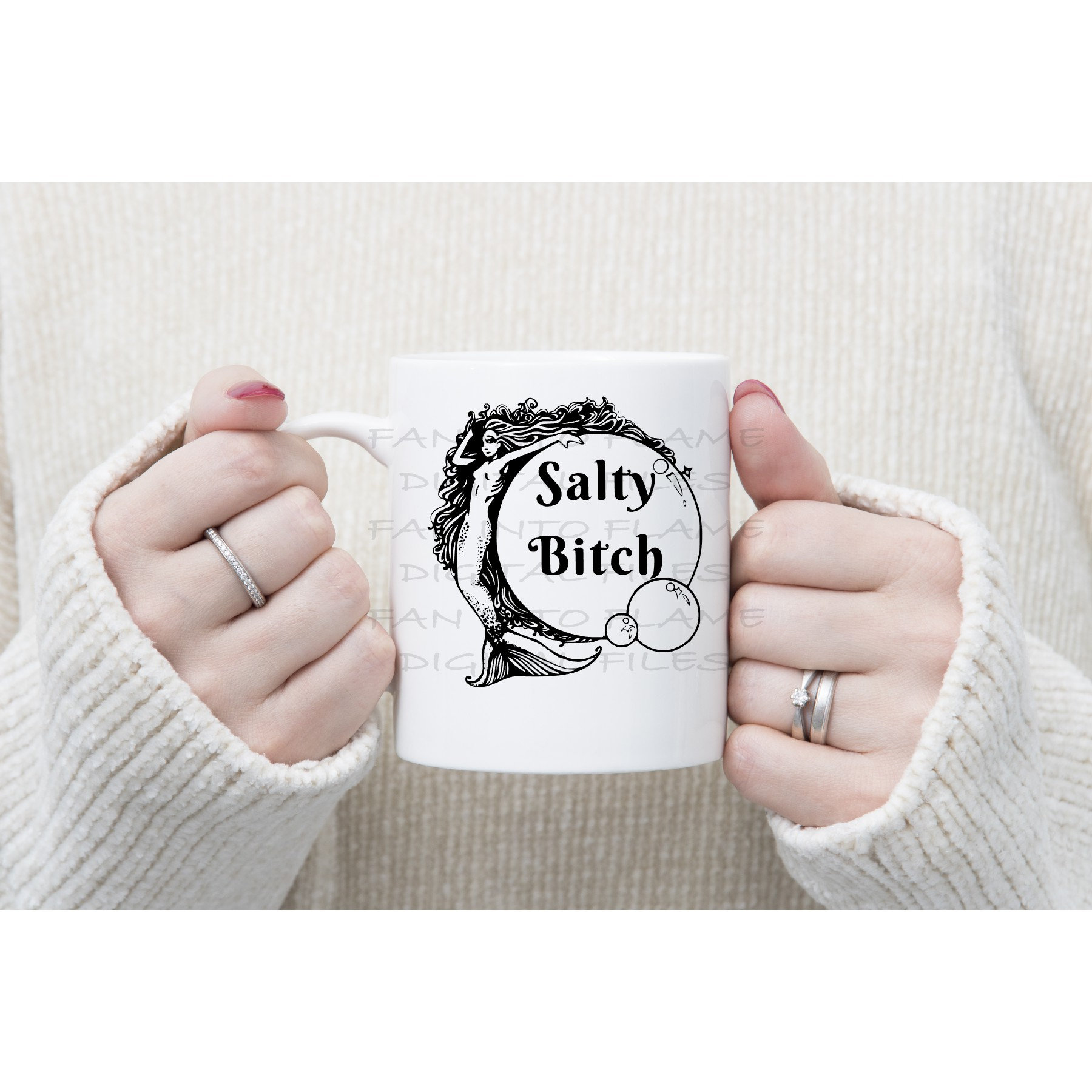 Salty Bitch SVG, DXF, Png, Jpg, Digital Download, Silhouette, Cricut ...