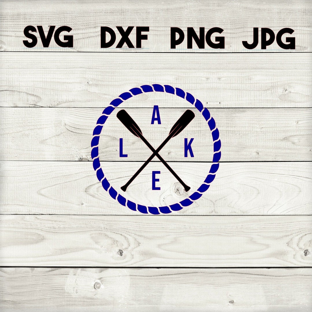 Lake Circle SVG, DXF, Png, Jpg, Digital Download, Silhouette, Cricut - Etsy