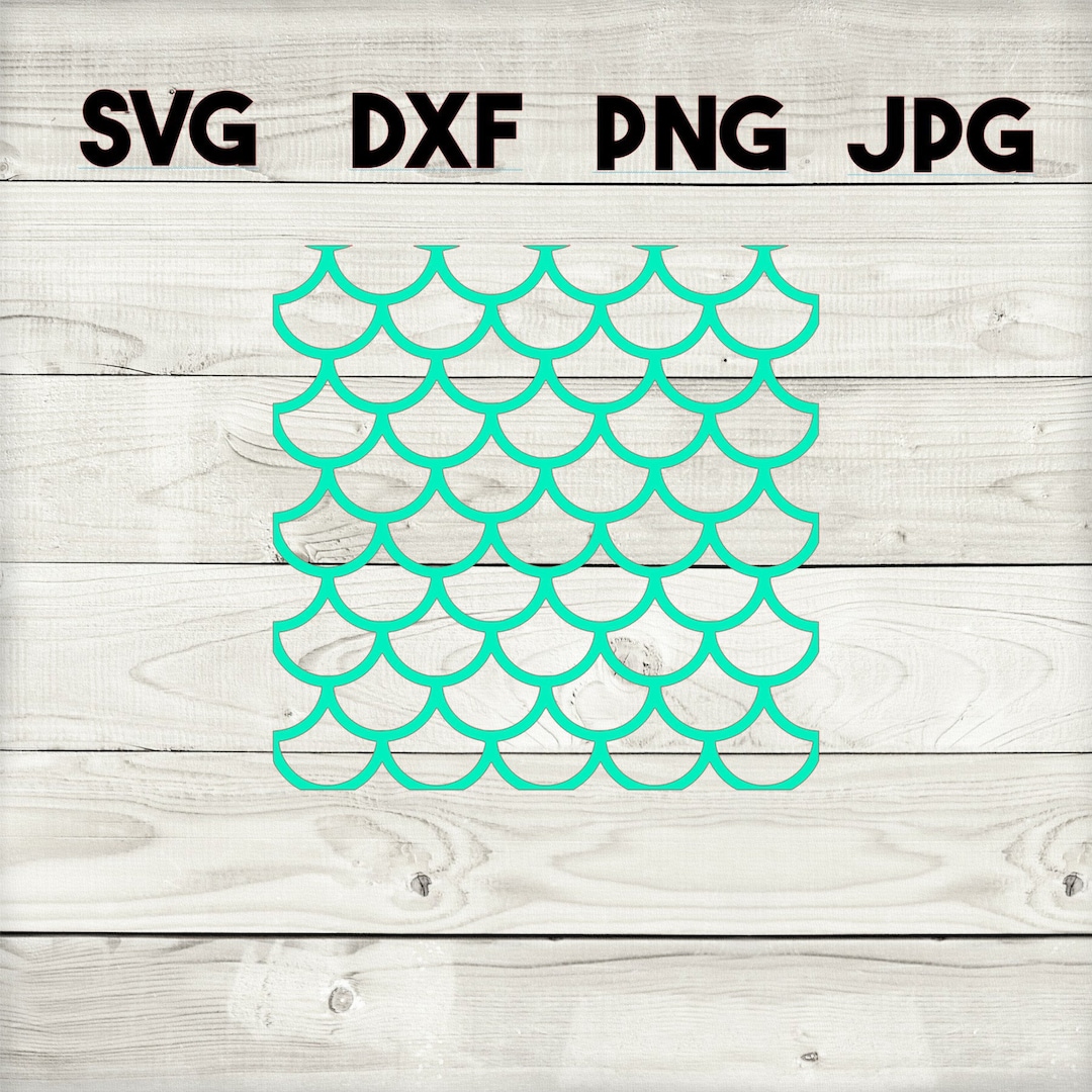 Mermaid Scales SVG, DXF, Png, Jpg, Digital Download, Silhouette, Cricut ...