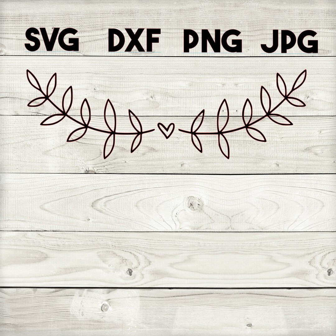 Laurel Swag SVG, DXF, Png, Jpg, Digital Download, Silhouette, Cricut - Etsy