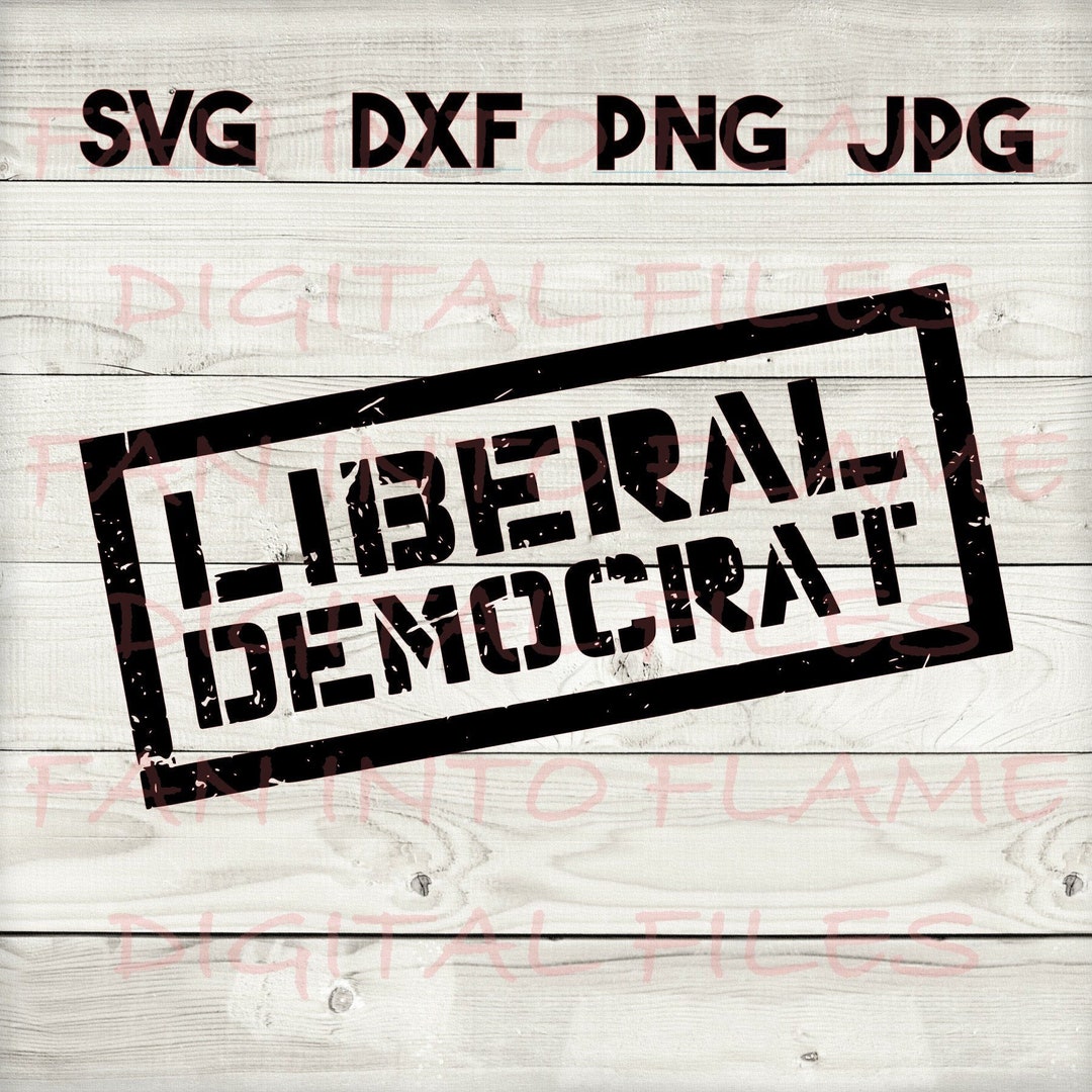 Liberal Democrat SVG, DXF, Png, Jpg, Digital Download, Silhouette ...