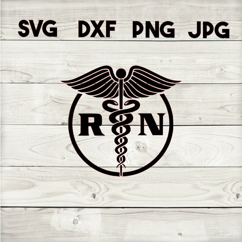 Rn SVG DXF Png Jpg Digital Download Silhouette Cricut | Etsy