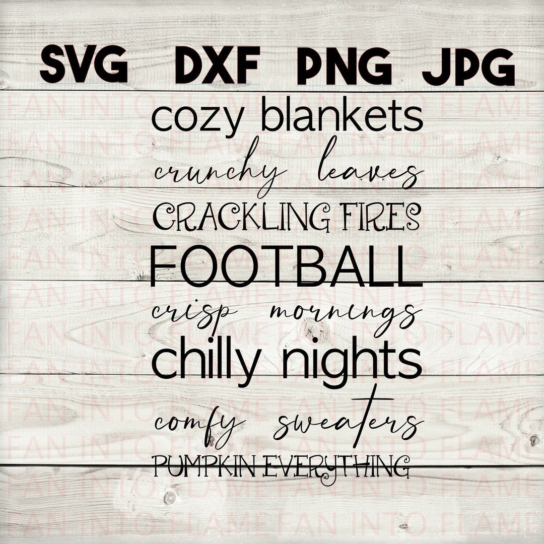 Fall Time SVG, DXF, Png, Jpg, Digital Download, Silhouette, Cricut ...