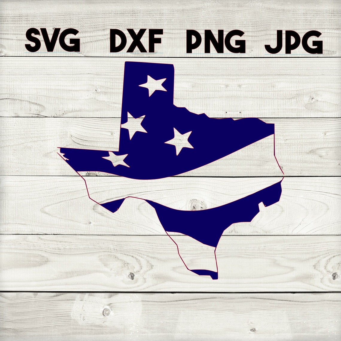Texas Flag SVG DXF Png Jpg Digital Download Silhouette - Etsy