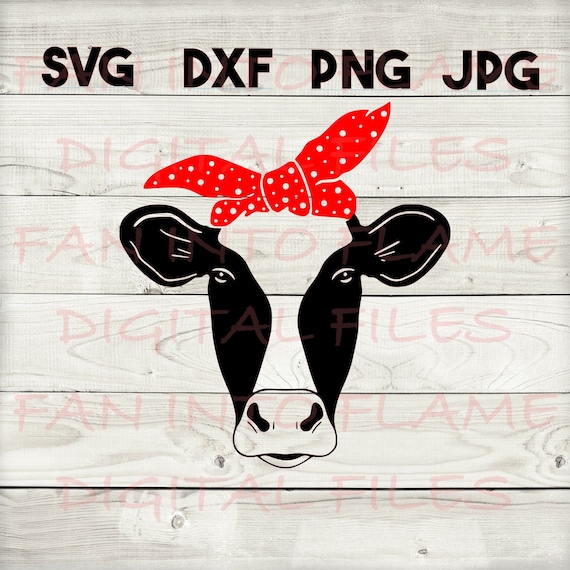 Heifer SVG DXF Png Jpg Digital Download Silhouette - Etsy