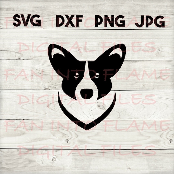 Corgi SVG DXF Png Jpg Digital Download Silhouette Cricut | Etsy