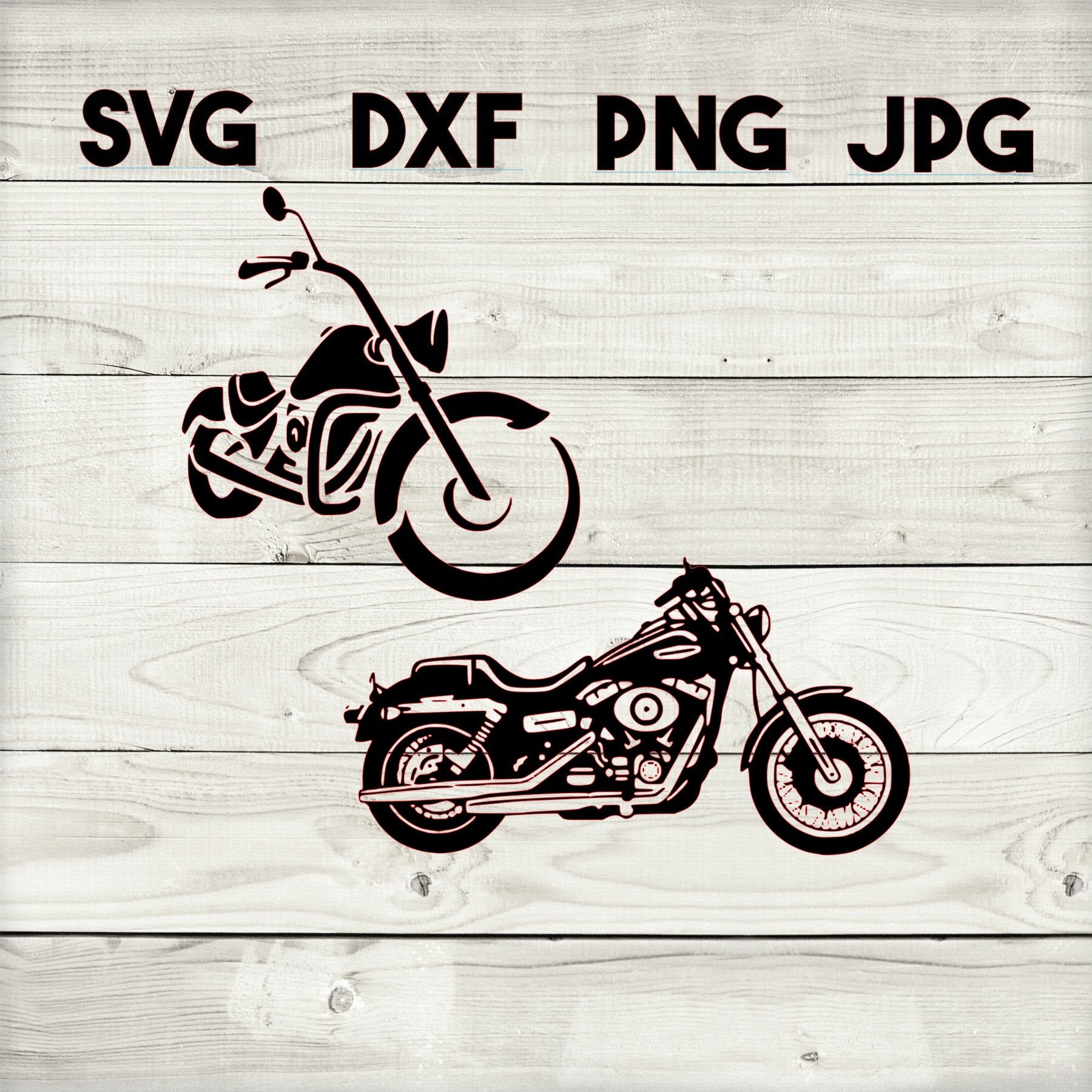 Motorcycle SVG, DXF, Png, Jpg, Digital Download, Silhouette, Cricut - Etsy