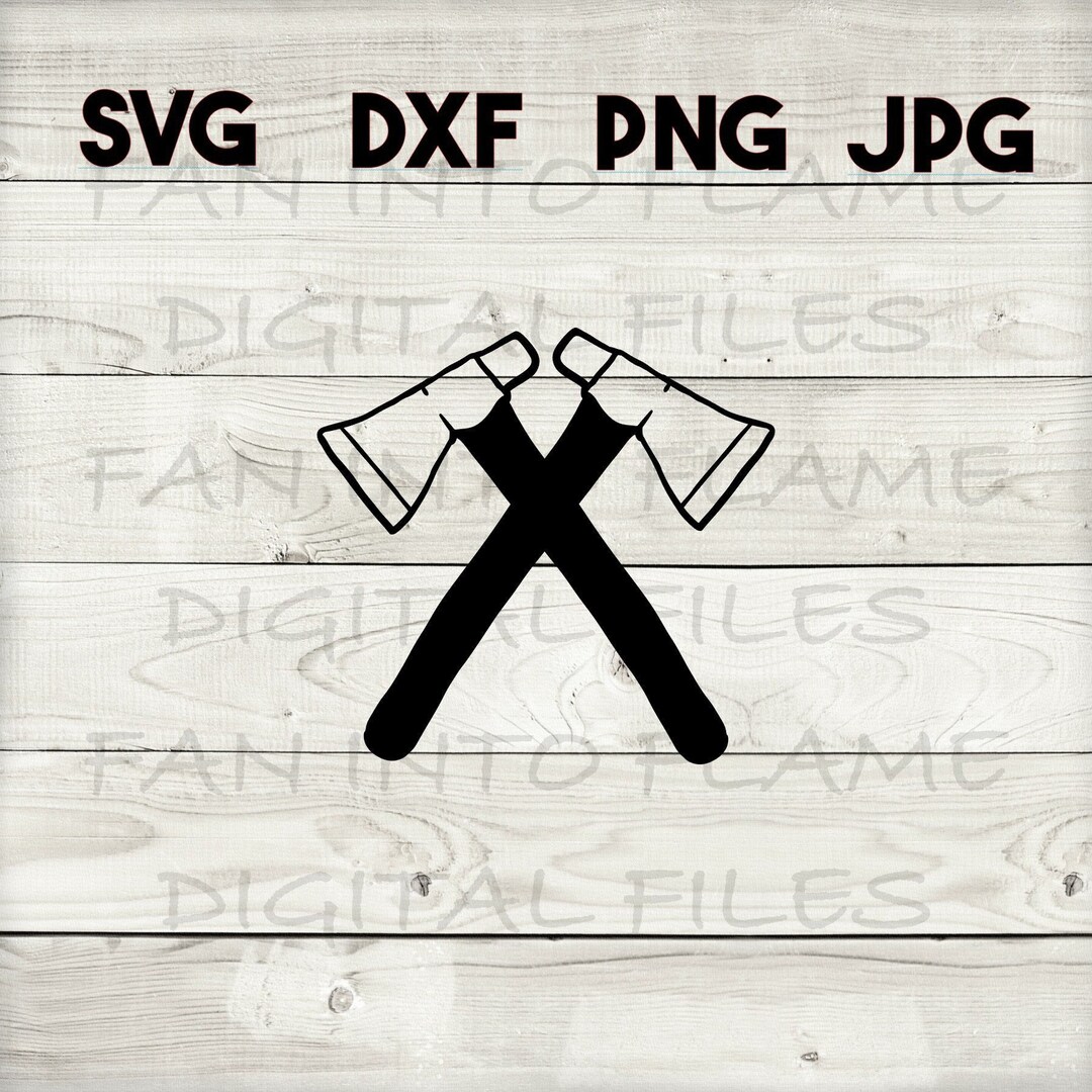 Axes SVG, DXF, Png, Jpg, Digital Download, Silhouette, Cricut ...