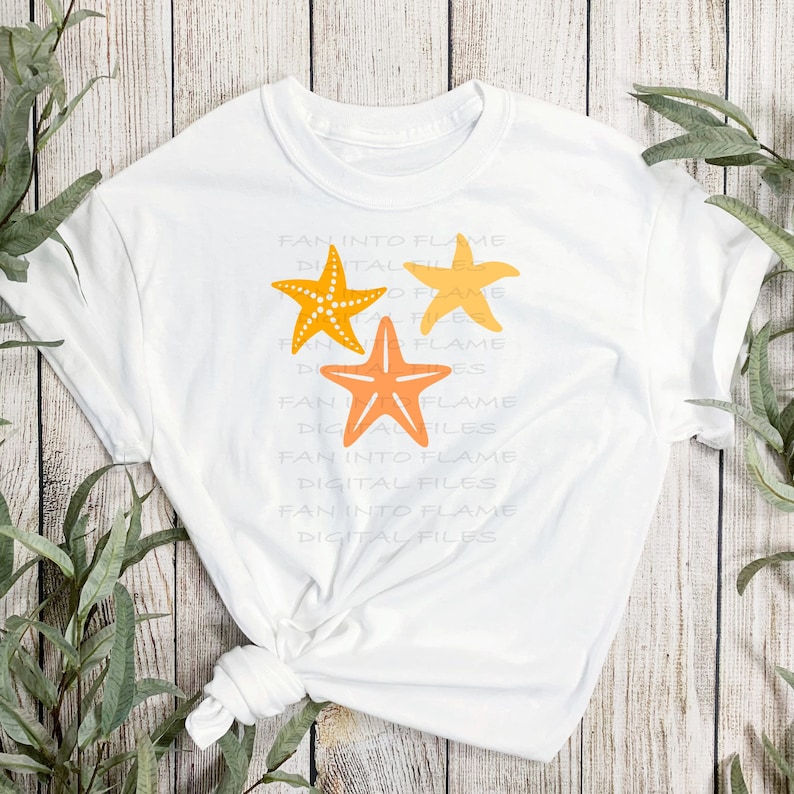 Starfish SVG, DXF, Png, Jpg, Digital Download, Silhouette, Cricut - Etsy