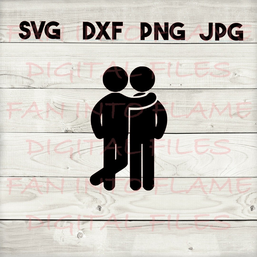 Friends SVG, DXF, Png, Jpg, Digital Download, Silhouette, Cricut ...