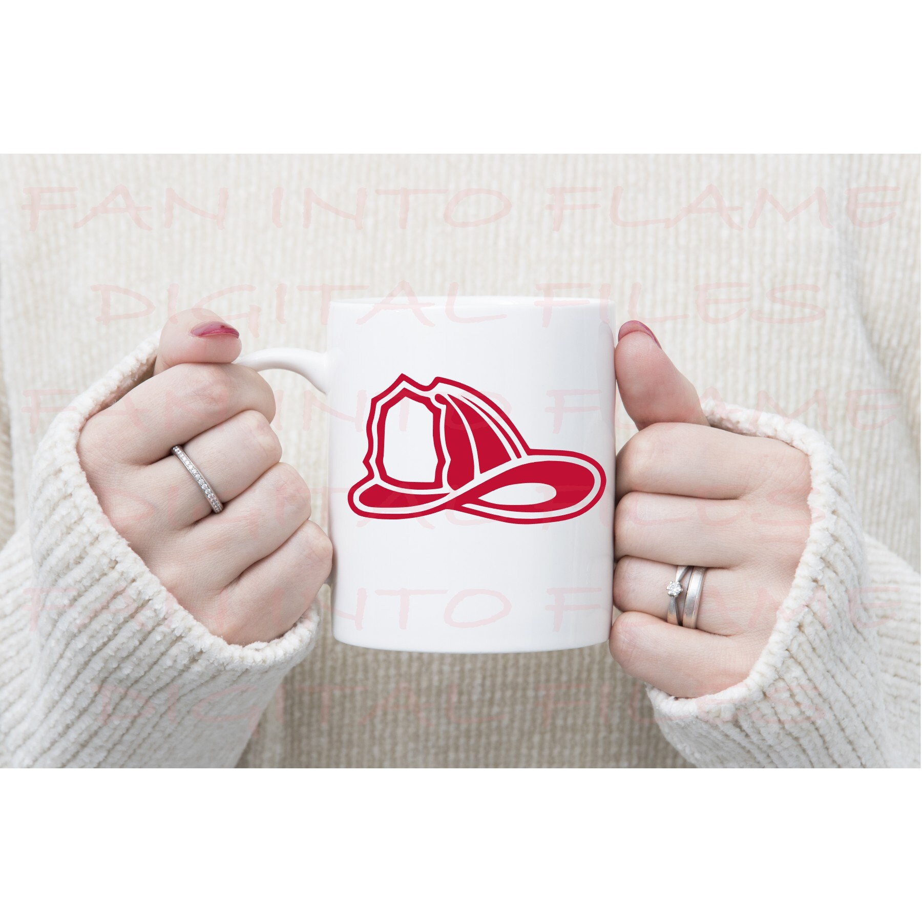 Firefighter Hat SVG DXF Png Jpg Digital Download - Etsy