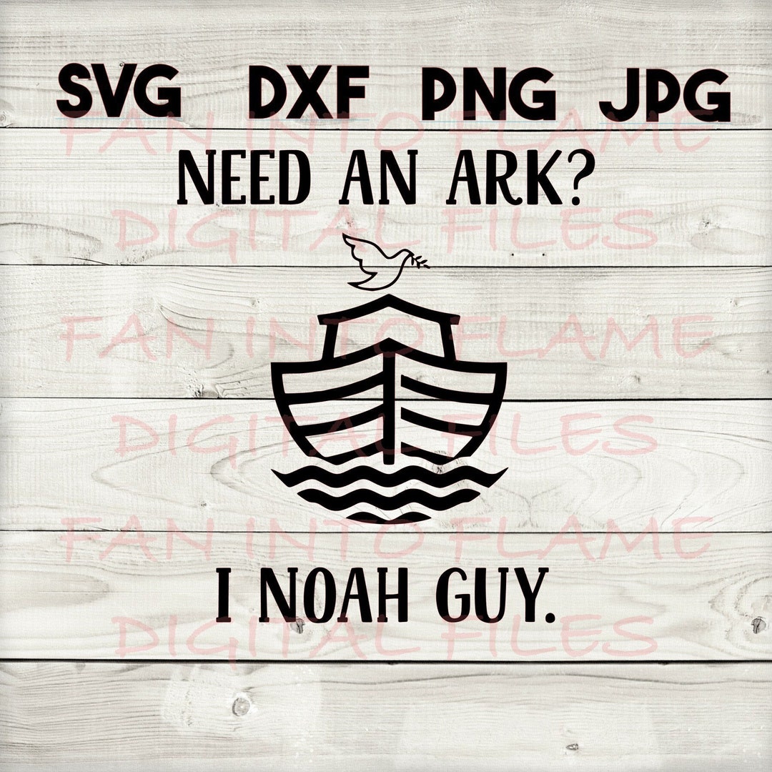 Noahs Ark SVG, DXF, Png, Jpg, Digital Download, Silhouette, Cricut ...