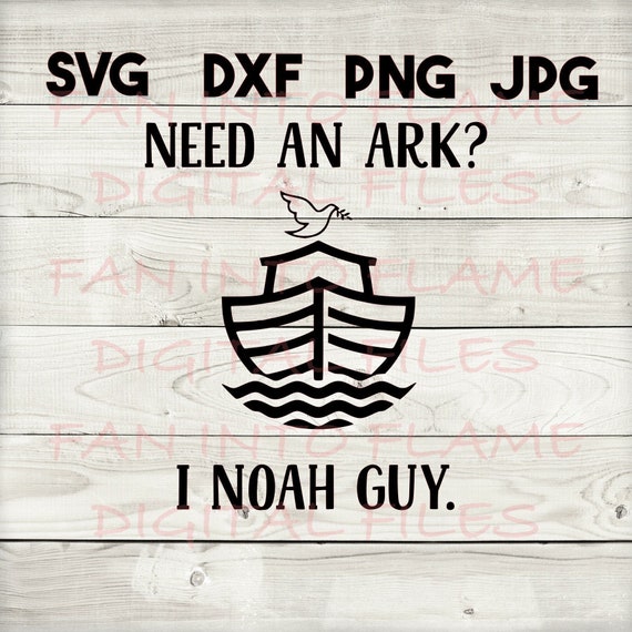Noahs ark SVG DXF png jpg digital download silhouette | Etsy