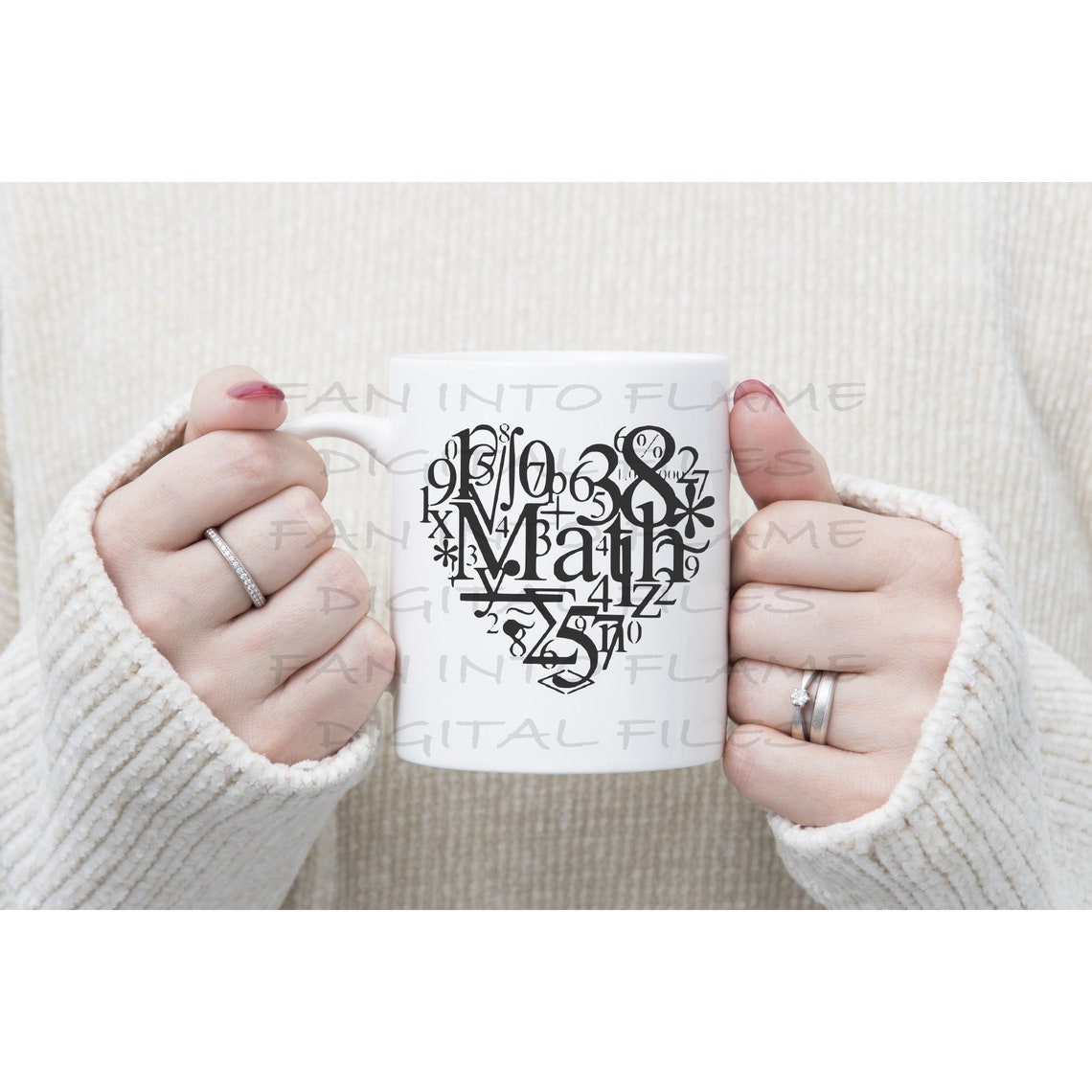 Math Heart SVG DXF Png Jpg Digital Download Silhouette - Etsy