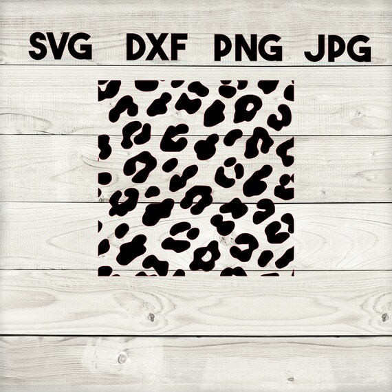 Leopard Print SVG DXF Png Jpg Digital Download | Etsy