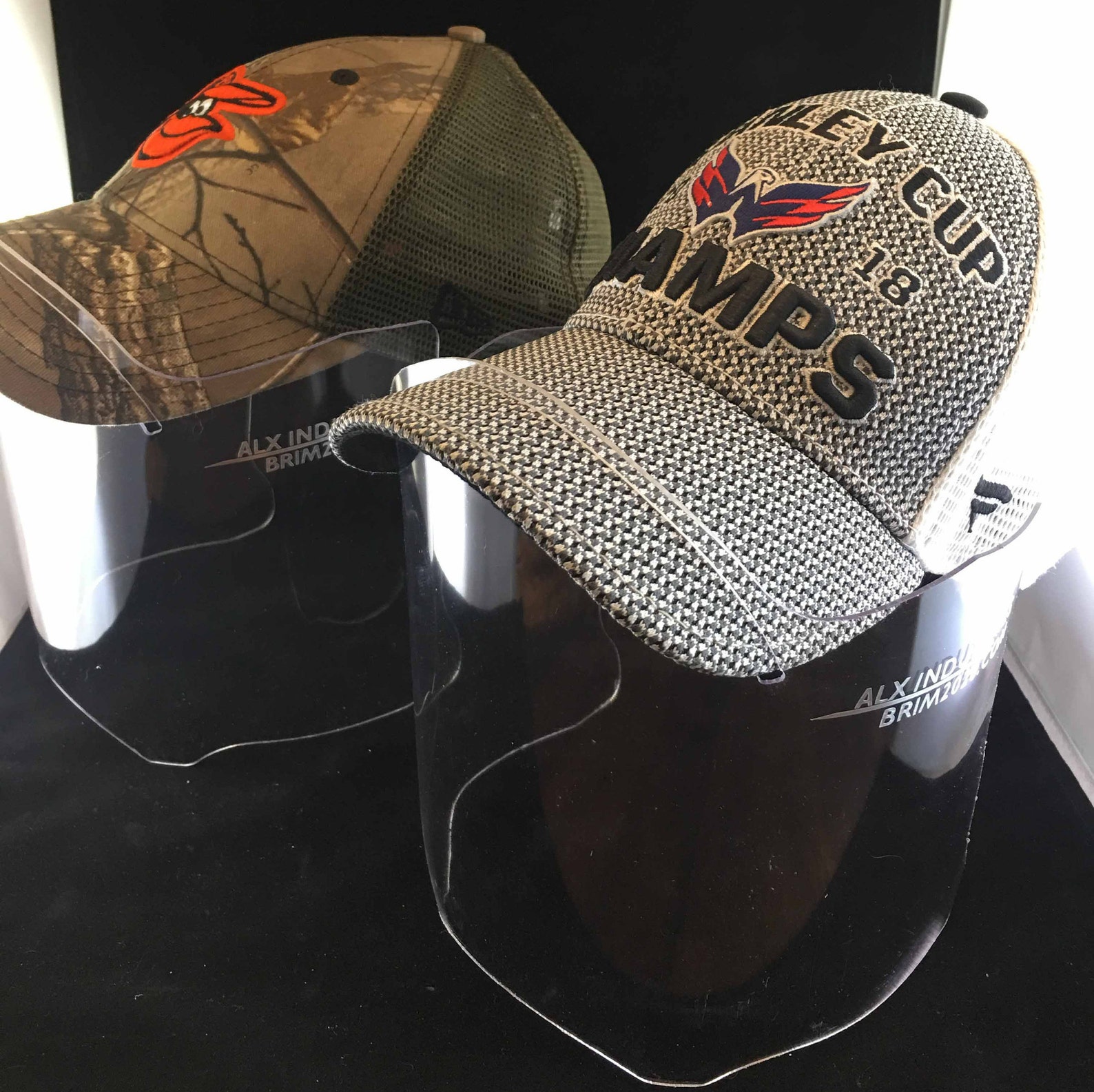 BRIM Face Shield. Use Your Baseball Cap to Hold Face Shield in Place ...