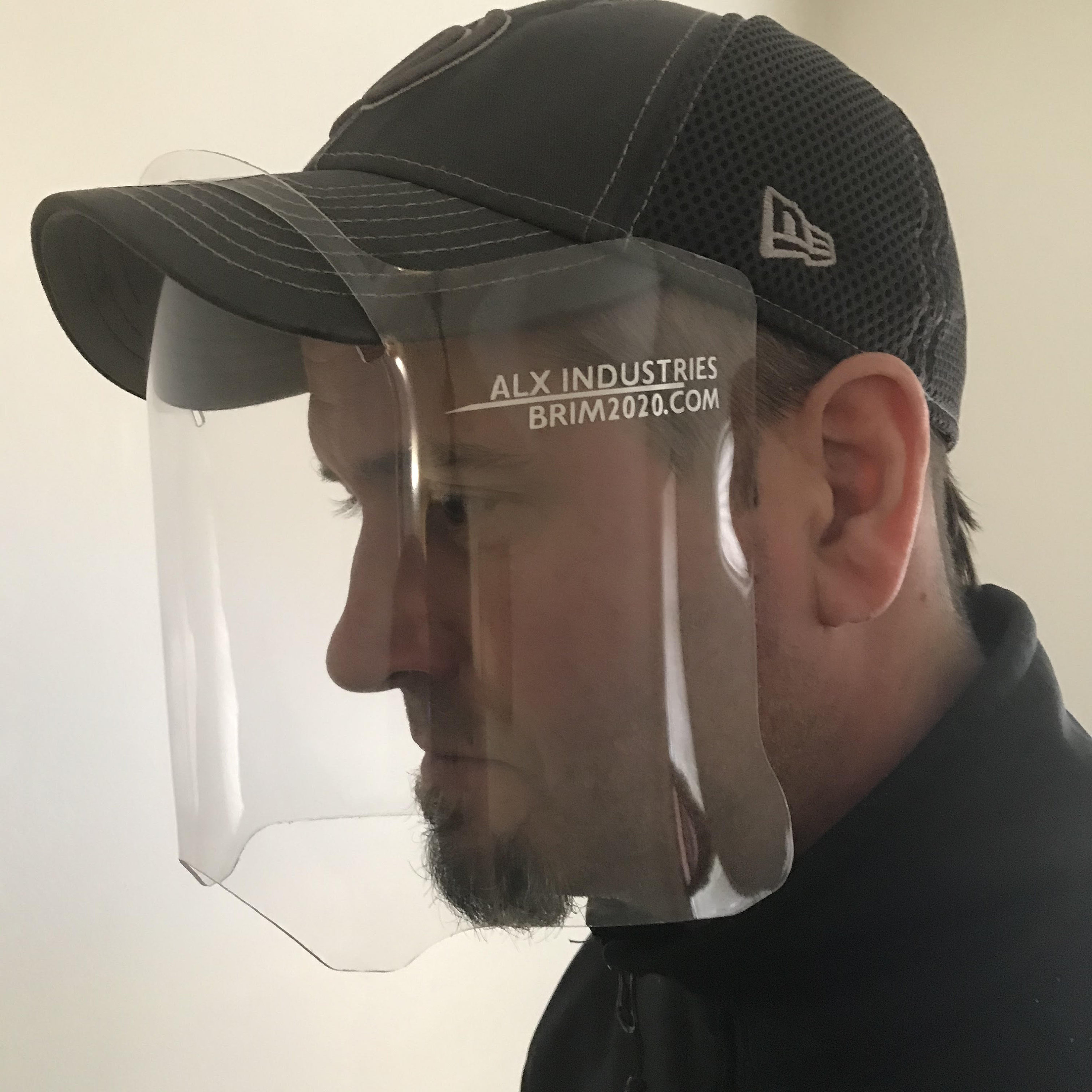 BRIM Face Shield. Use Your Baseball Cap to Hold Face Shield in Place ...