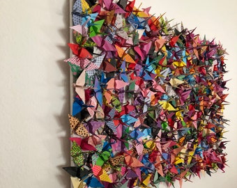 Origami Canvas Paper Art Paper Art Practice Law Firm Art Wall - Etsy UK