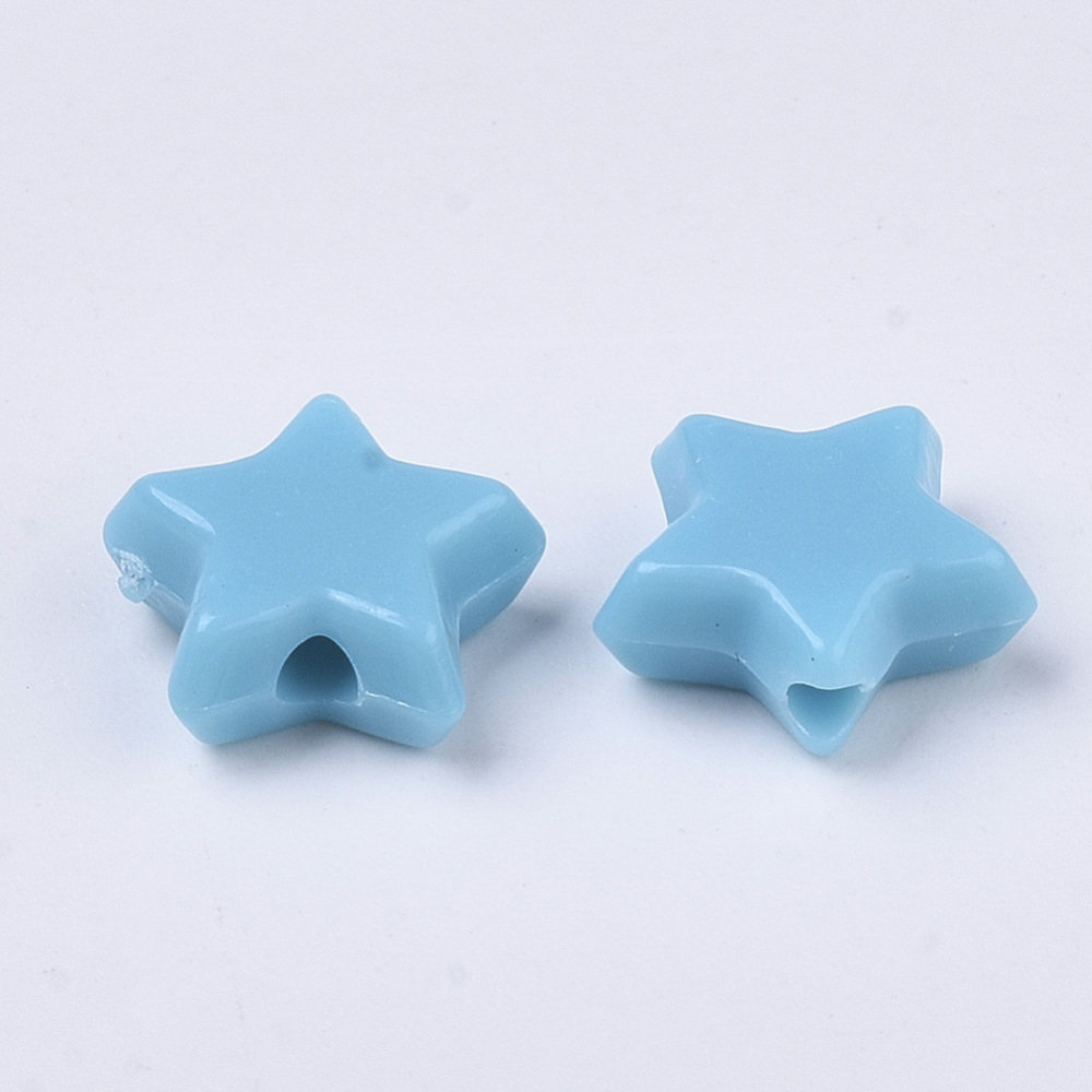 Plastic Star Beads for Jewelry Making Acrylic Colorful for Kids Jewelry ...