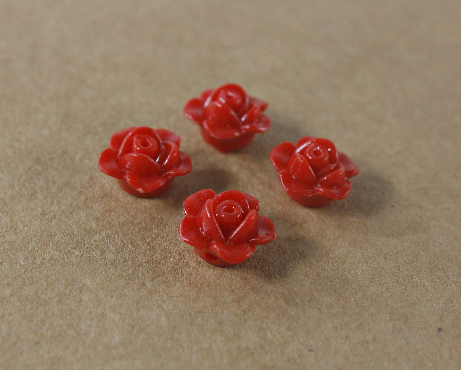 Opaque Acrylic Rose Flower Colorful Beads for Jewelry Making - Etsy
