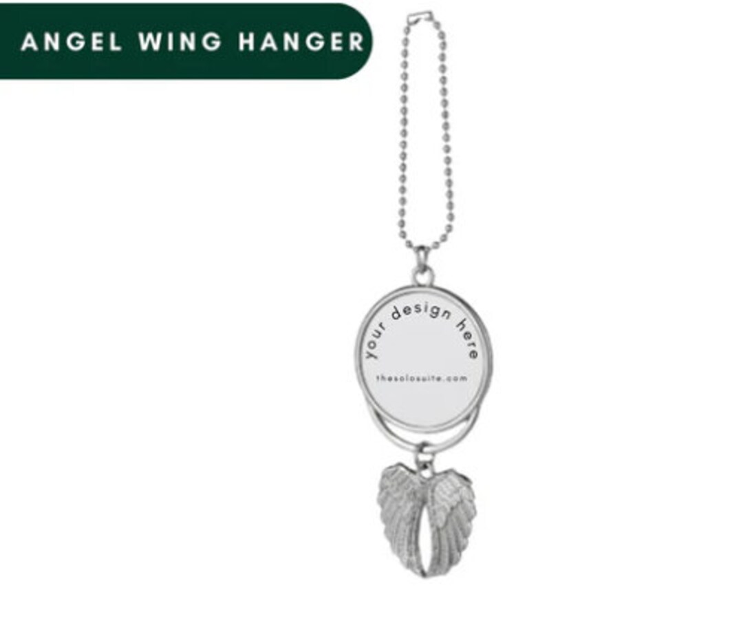 Sublimation Blank Angel Wing Car Hanger Ornament - Etsy