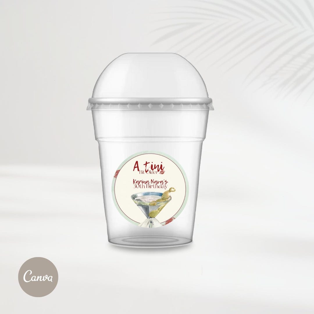 A Tini Bit Older Labels | 2x2 Round Labels | Editable Sticker Template ...
