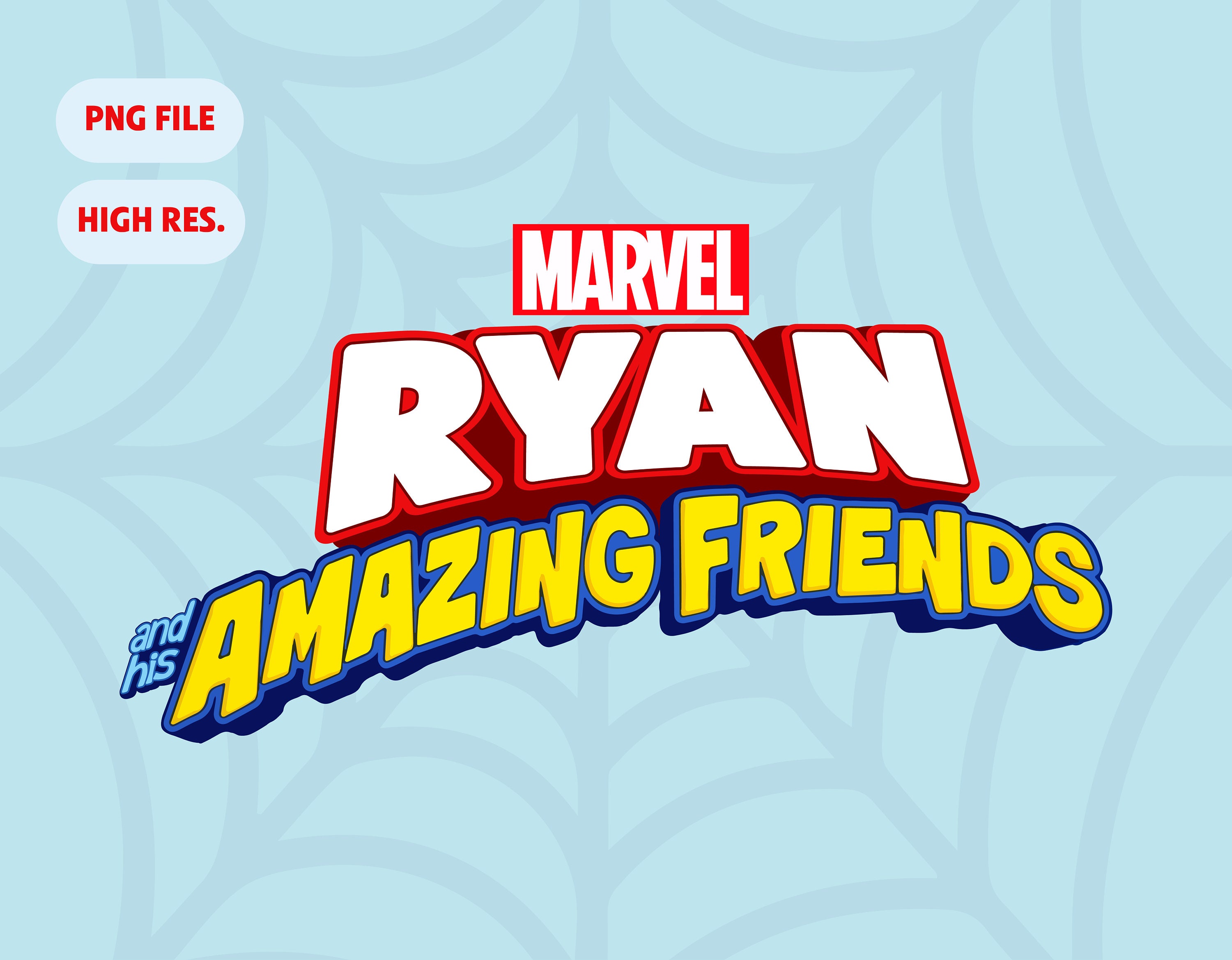 Personalized Spidey and His Amazing Friends Logo | Digital File | PNG ...