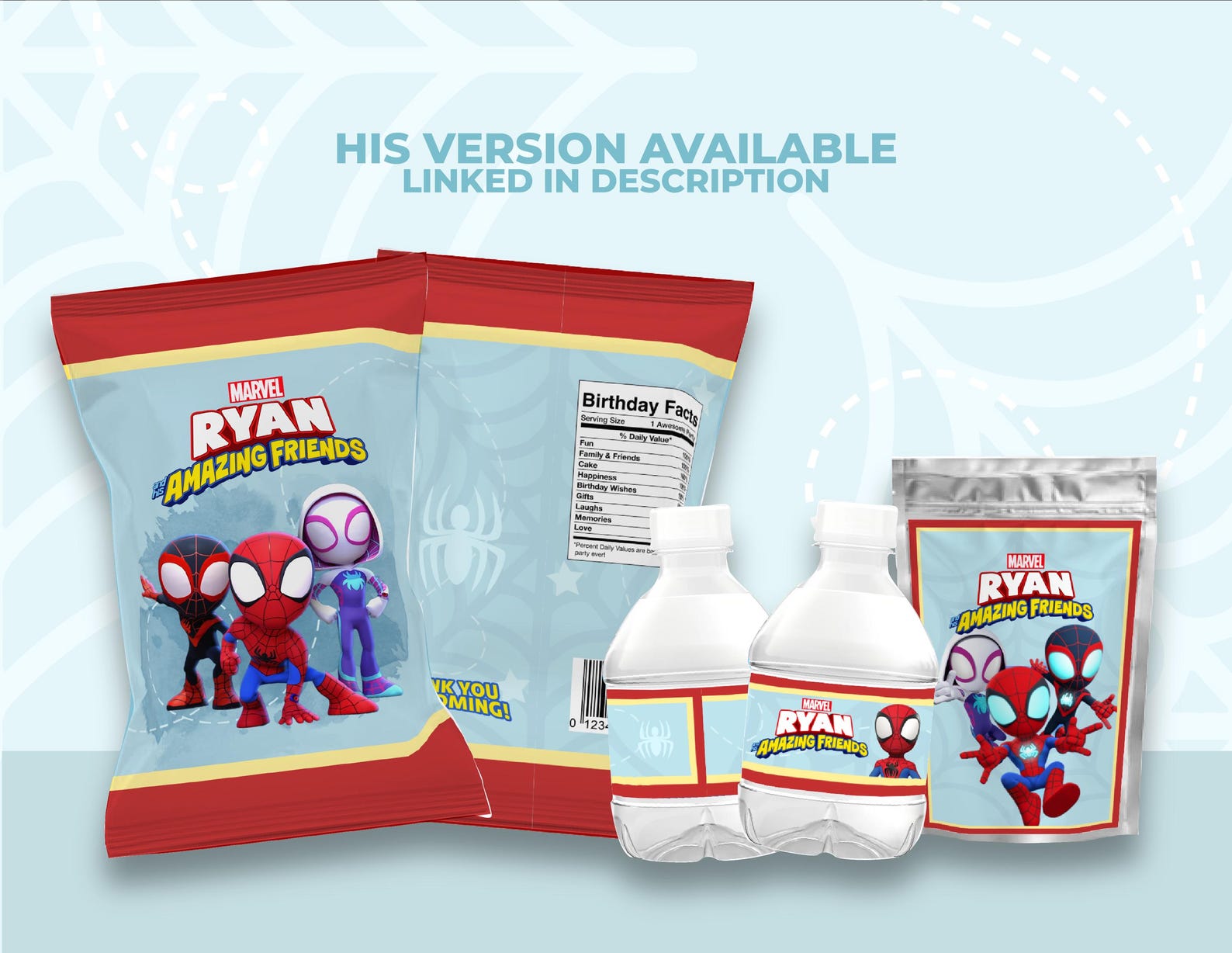 Spidey and His Amazing Friends Party Template PRINTABLES Custom Name ...