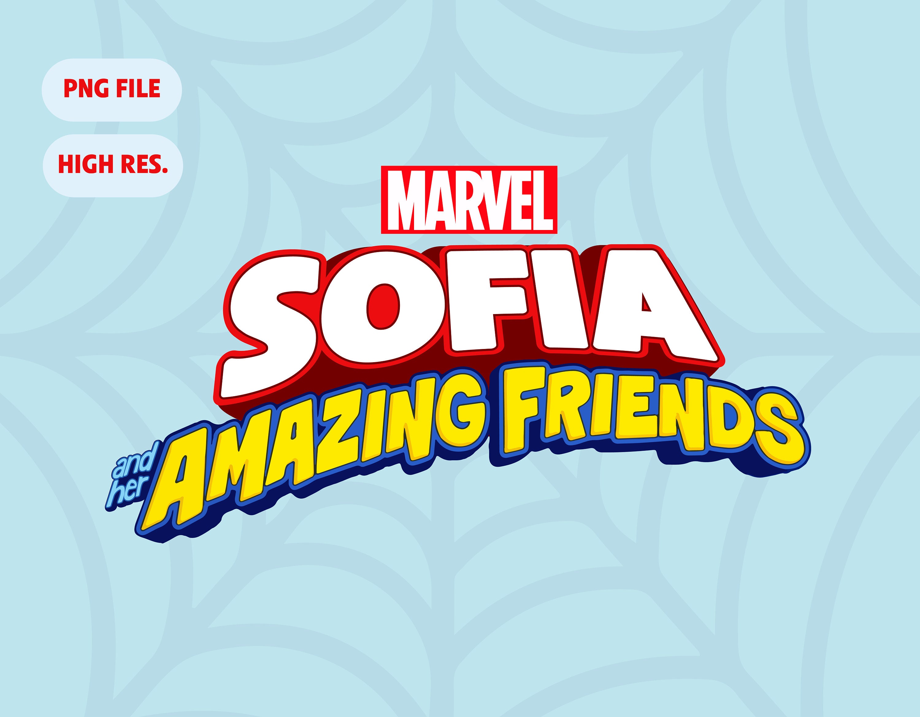 Personalized Spidey and His Amazing Friends Logo Digital File PNG Kids ...