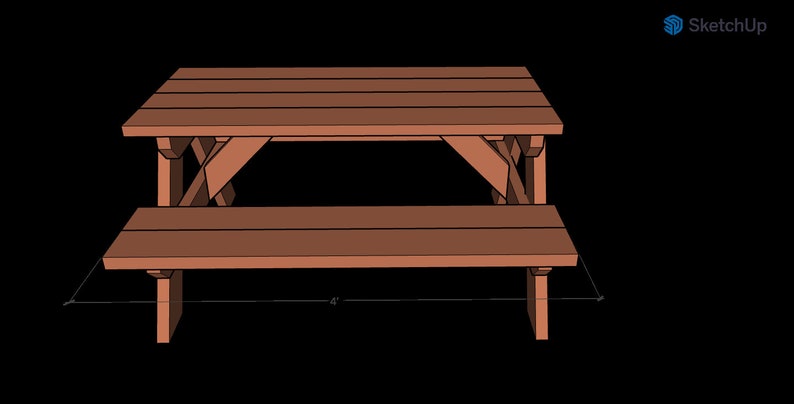 Outdoor Picnic Table Building Plans - Easy-to-follow Instructions for ...